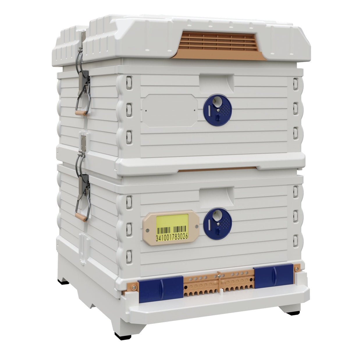 Ergo Insulated White Double Brood Box Beehive Set – Apimaye USA